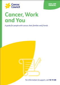 Cancer, Work and You | Cancer Council NSW
