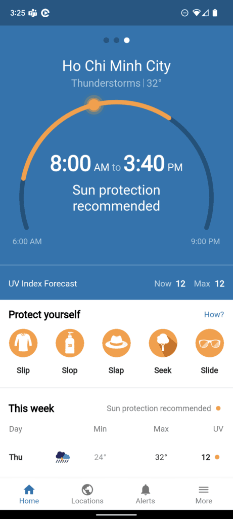 Finding out the UV radiation levels in your area | Cancer Council NSW