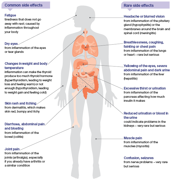 Side effects of checkpoint inhibitors | Cancer Council NSW